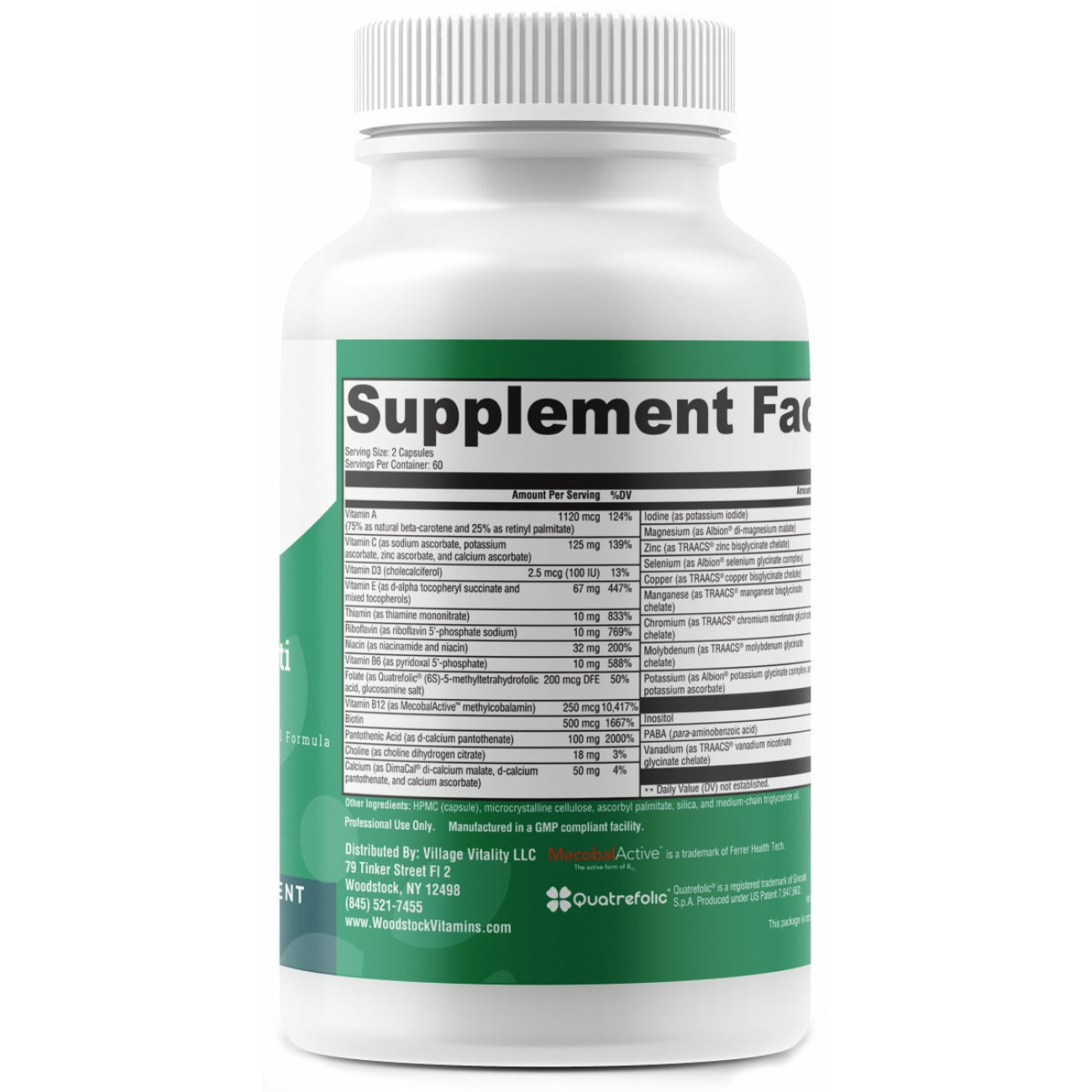 Best Multivitamin Without Iron | Bioavailable, Clinically Formulated